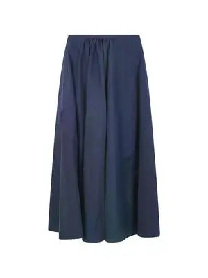 Aspesi Gathered Detail A-line Skirt - Blue