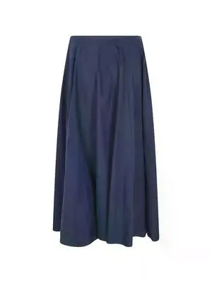 Aspesi Gathered Detail A-line Skirt - Blue