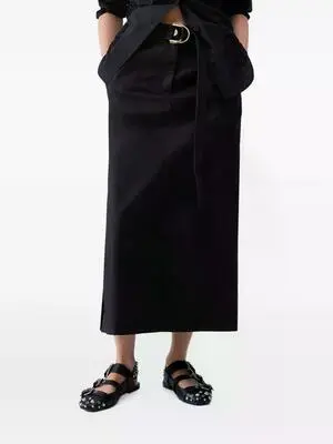 Liu Jo Belted A-line Midi Skirt