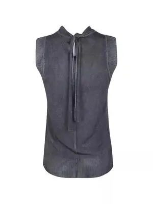 PIERANTONIOGASPARI Sleeveless Tie-neck Top