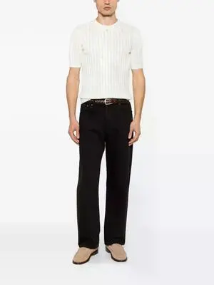 LUIGI GENTILE Short Sleeve Knit Sweater