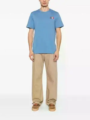 Moncler Logo-patch T-shirt - Blue
