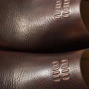 Miu Miu Leather Mules