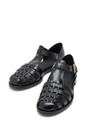 Church's Kelsey Woven Leather Sandals With Buckle Fastening