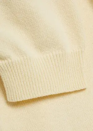 DRAKE'S Textured Cotton-knit Polo Top - Ecru