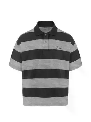 Carhartt Work In Progress Striped Polo Shirt - Black