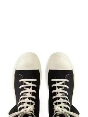 Rick Owens High-top Zip Cargo Sneakers
