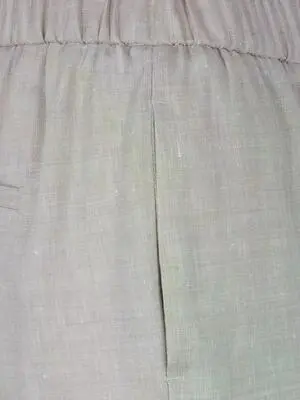 Peserico Birch Beige Elasticated Waistband Trousers