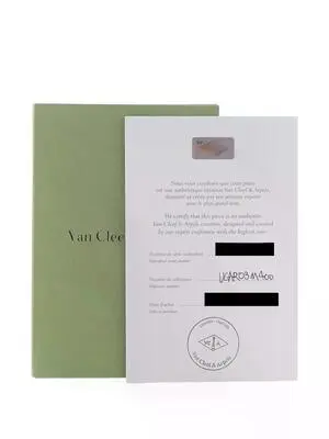 Van Cleef & Arpels 18k White Gold Diamond Butterfly Pendant Necklace - Silver
