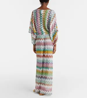 Missoni Zigzag Lamé Wide-leg Trousers