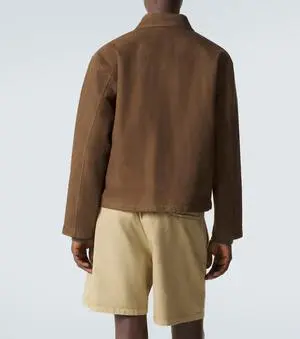 Auralee Cotton Twill Jacket - Brown