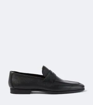 Magnanni Diezma Ii Leather Penny Loafers - Black