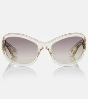 Khaite X Oliver Peoples Oversized Sunglasses - Transparent