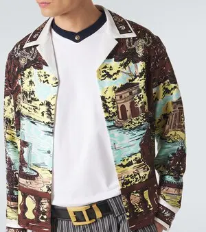 Versace Printed Silk Shirt