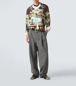 Versace Printed Silk Shirt