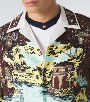 Versace Printed Silk Shirt