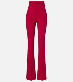 Max Mara Ecrine Cady Fla Pants - Red