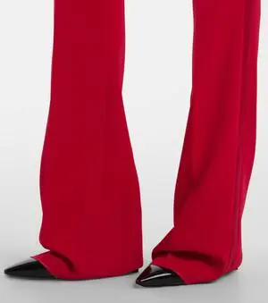 Max Mara Ecrine Cady Fla Pants - Red