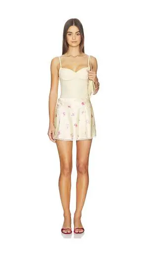 FLEUR DU MAL Jersey Built-in Bra Cami Top In . Also