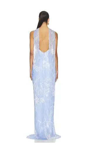 Amanda Uprichard Ashton Maxi Dress - Lavender