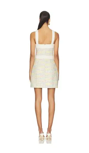 Amanda Uprichard Archie Tweed Dress - White