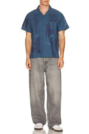 SAMUEL ZELIG Orchestra Camp Shirt - Deep Blue