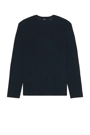 Theory Delroy Long Sleeve Tee - Baltic