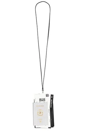 Balenciaga Passport Phone Holder - Silver