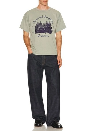 SAMUEL ZELIG Orchestra Tee - Teal Grey