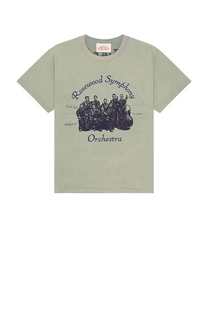 SAMUEL ZELIG Orchestra Tee - Teal Grey