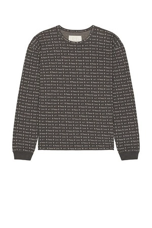 ERL Jacquard Long Sleeve Tee Knit