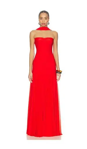 DEME BY GABRIELLA Deme By Gabriella The Berta Dress Red