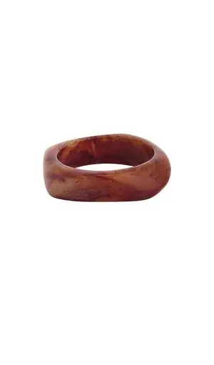 CASA CLARA Luna Bangle - Brown