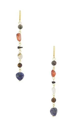 CASA CLARA Lumea Dangle Earrings With Acrylic Gemstones