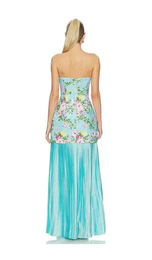 ELLIATT Emmeline Strapless Gown - Mint