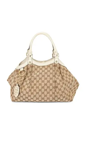 FWRD RENEW Gucci Sukey Tote Bag - Beige