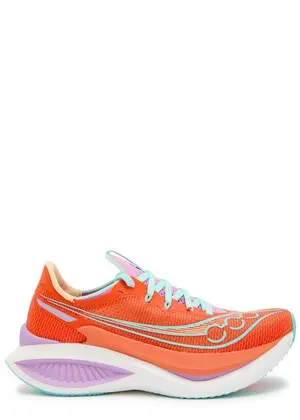 Saucony Endorphin Pro 5 Panelled Mesh Sneakers - Orange