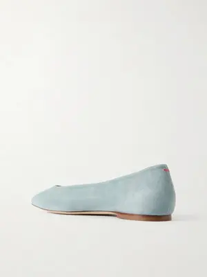 AeydĒ Ellie Suede Ballet Flats - Blue