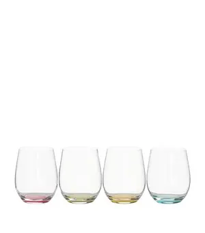 RIEDEL Happy O Coloured Wine Tumblers - Clear