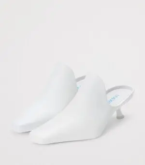 Loewe Lambskin Emily Heeled Mules