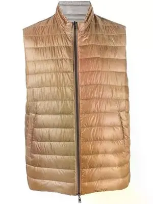 Herno Reversible Padded Down Gilet - Brown