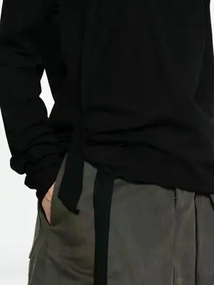 INDIVIDUAL SENTIMENTS Long-sleeve T-shirt With Tie Detail