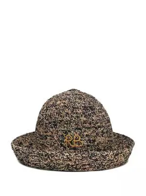 Ruslan Baginskiy Logo Appliqué Hat - Black