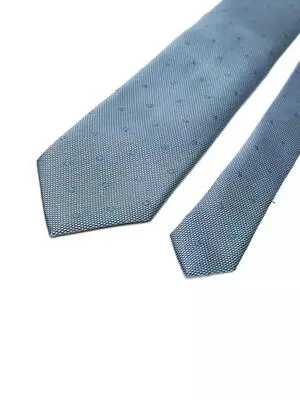 TOM FORD Dotted Pattern Neck Tie - Blue
