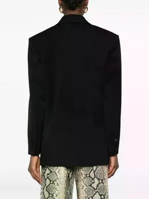 Saint Laurent Double-breasted Peak-lapel Blazer