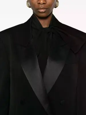 Saint Laurent Double-breasted Peak-lapel Blazer