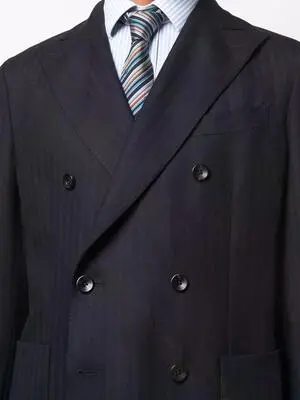 Boglioli Double-breasted Pinstripe Blazer