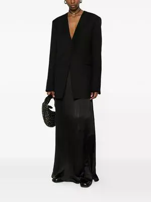 Isabel Benenato Maxi Skirt - Black