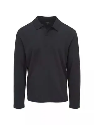 Vince Spring Wovens Long-sleeve Knitted Polo Shirt