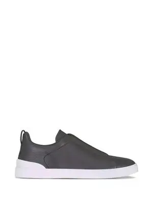 Zegna Triple Stitch Sneakers - Grey